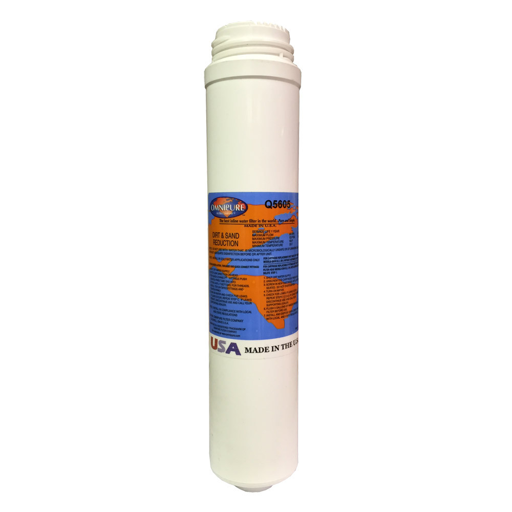 Omnipure Q5605 Q Series 12" Sediment Filter 5 Micron - KlearWaterStore.com