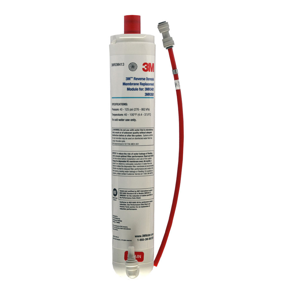 3M 3MROM413-20A RO Membrane & Red Flow Control | SQC3 SQC4