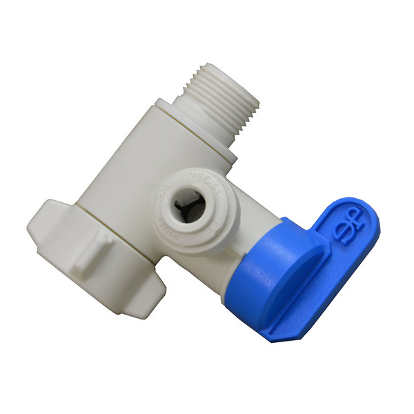 John Guest PASVPP1 1/4" Plastic Angle Stop Adapter - KlearWaterStore.com