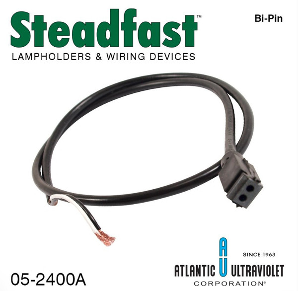 Atlantic UV 05-2400A 34" Mini Bi-Pin Lamp Socket for Sanitron S2400C ...