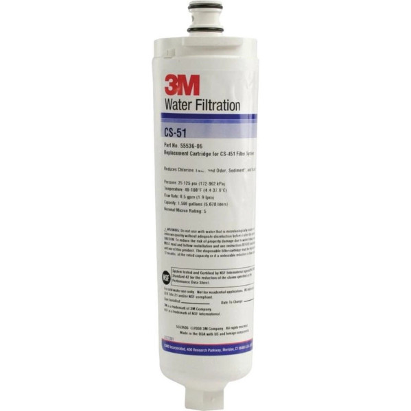 3M CS-51 Coffee Replacement Water Filter Cartridge - KlearWaterStore.com