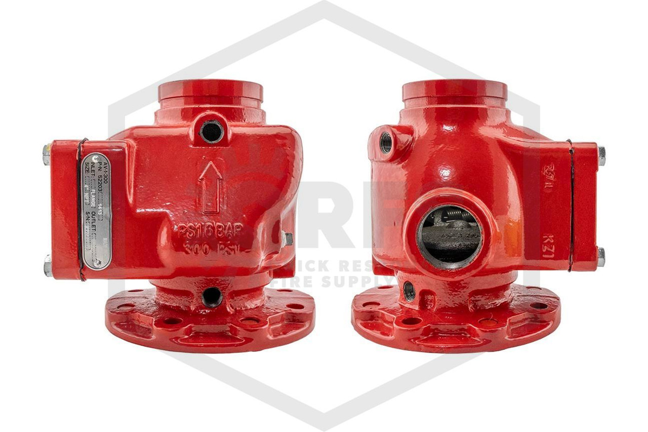 Tyco AV-1-300 Alarm Check Valve | 4 in. Flange x Groove | Ductile Iron | 300 PSI