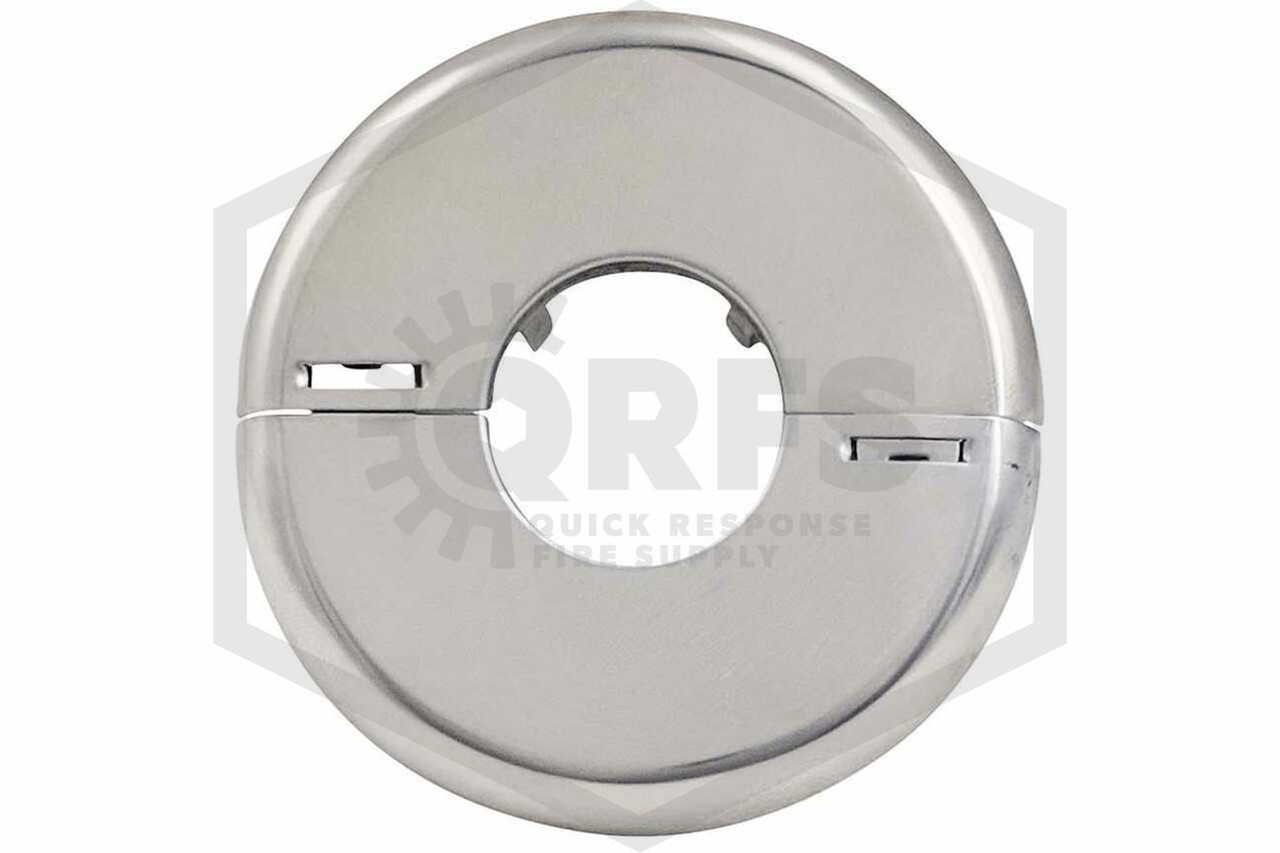 Retrofit Escutcheon Flat, Split Ring 1/2 in. Sprinkler Chrome