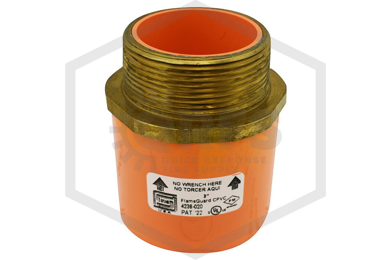 CPVC 2 in. Male Adapter | Spears FlameGuard