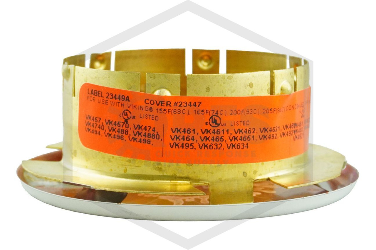 Fire Sprinkler Cover | Square Viking™ | White 165F | 2-3/4 in. OD ...