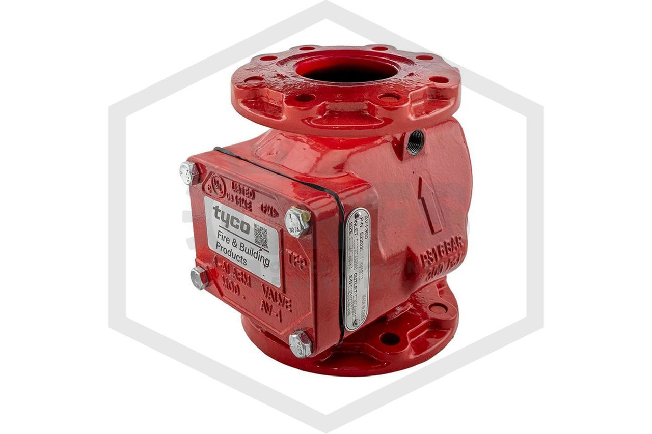 Tyco AV-1-300 Alarm Check Valve | 6 in. Flange x Flange | Ductile Iron ...