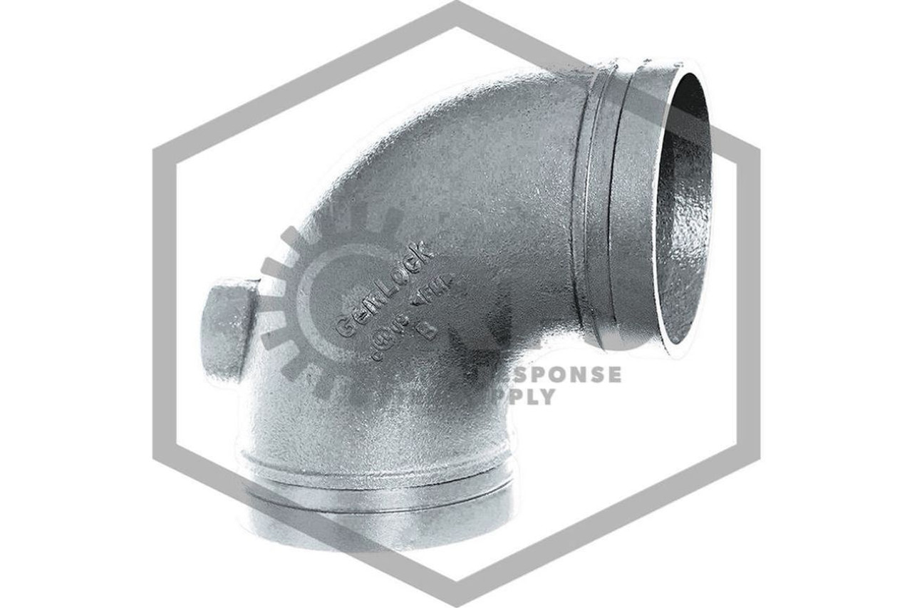 Grooved 90 Drain Elbow | GemLock™ | 2 in. | Galvanized | 400-210-11060