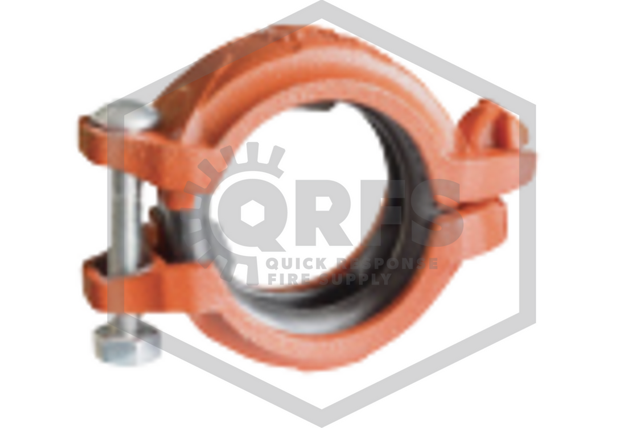Grooved Rigid Coupling | GemLock™ | 2-1/2 in. | Painted | 400-210-00005 - Quick Response Fire ...