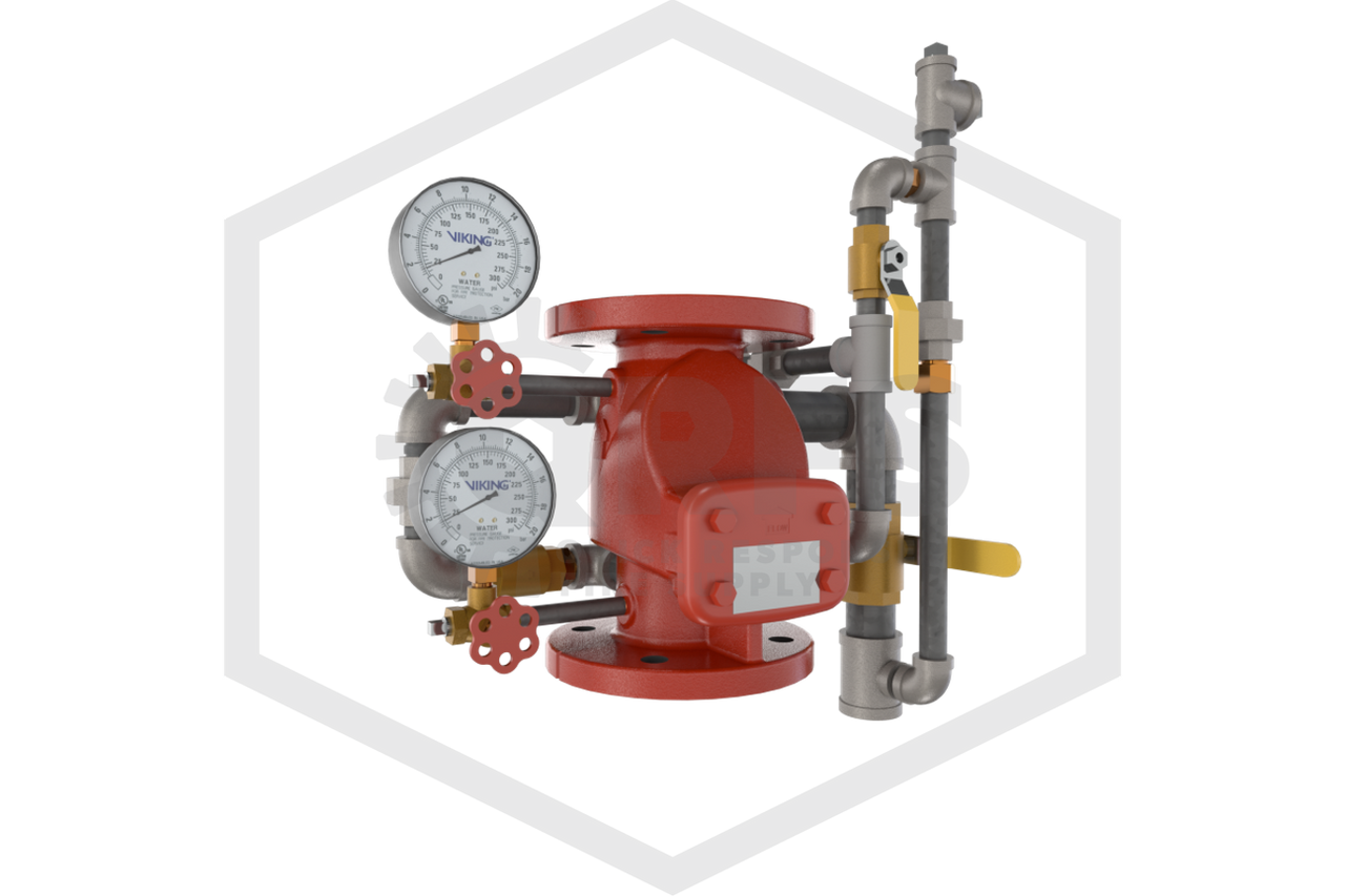 Viking™ Loose Trim J-1 Alarm Check Valve | Vertical | Flange x Groove ...