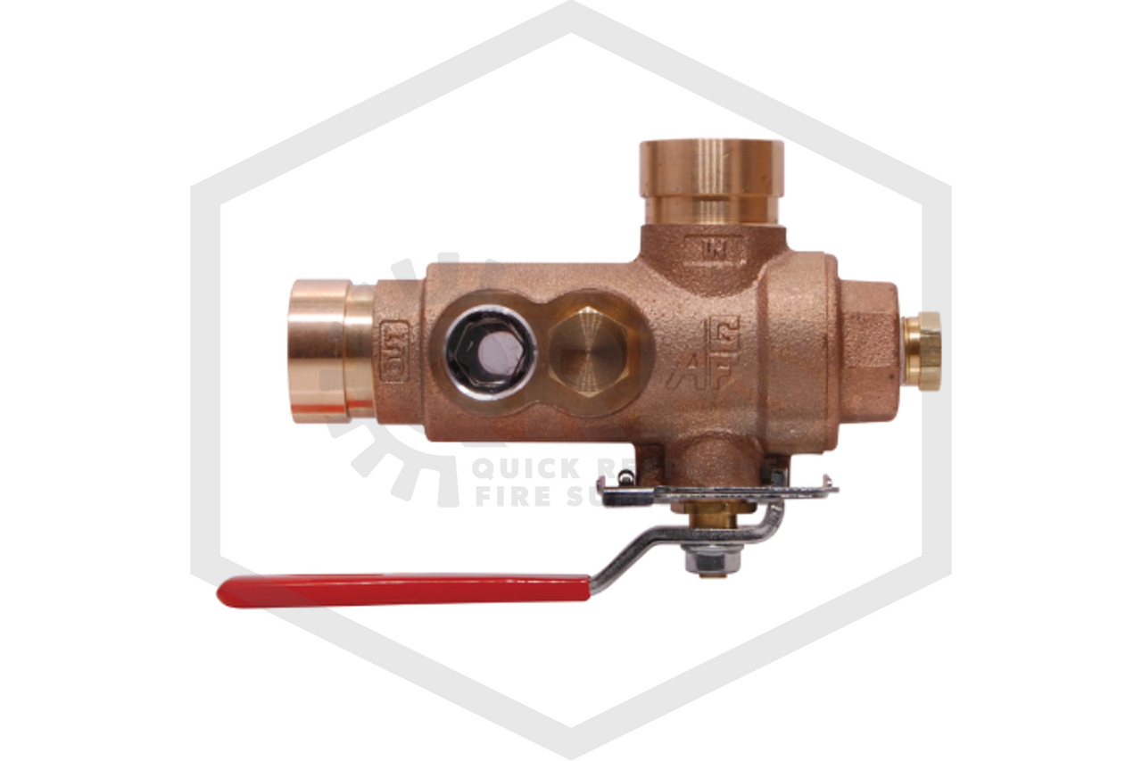 Test and Drain Valve | AGF Model 2500 | 2 in. Grooved | 3/4 in. ESFR ...