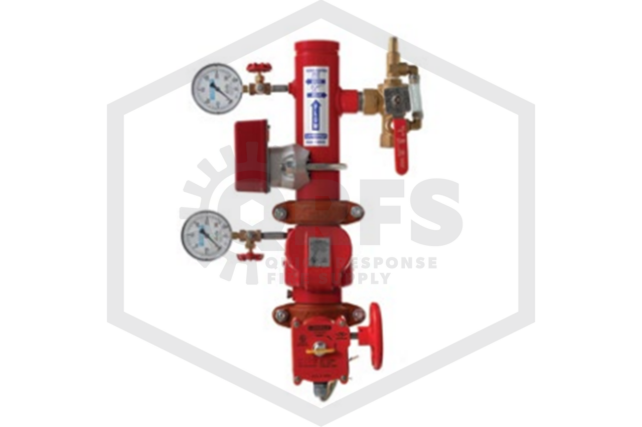 Residential Riser with Test & Drain, PRV, BFV, GCV | 1-1/4 in. NPT | 5 ...