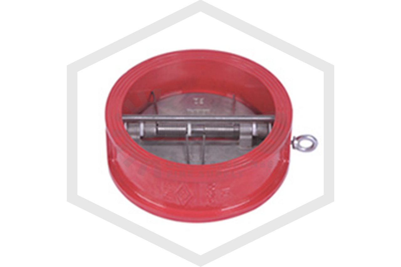 Flanged Wafer Double Door Check Valve | 4 in. Pipe Size | Ductile Iron ...
