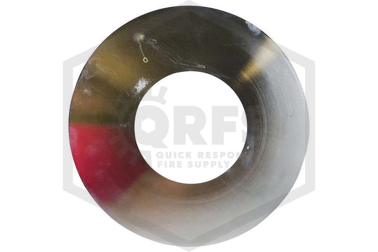 4 in. Round FDC Plate | Auto Spkr/Standpipe | Polished Chrome