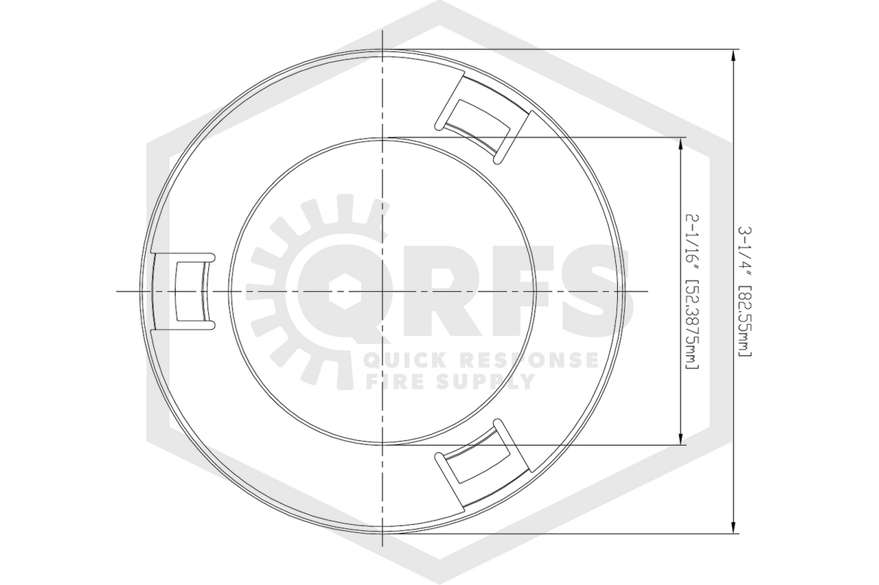 Victaulic™ V38 Cover Plate Custom Color 135F