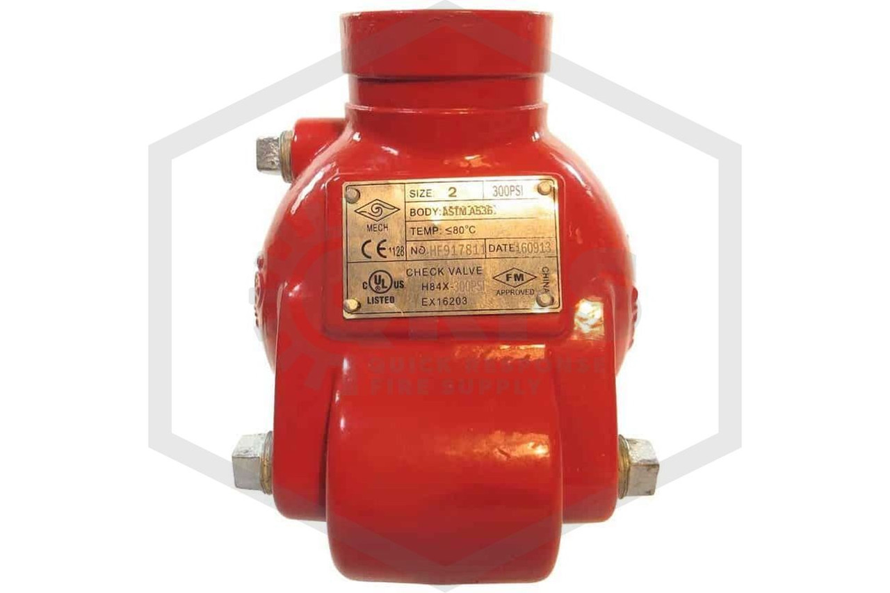 Shotgun Riser Check Valve | 2 in. Grooved | Fire Protection