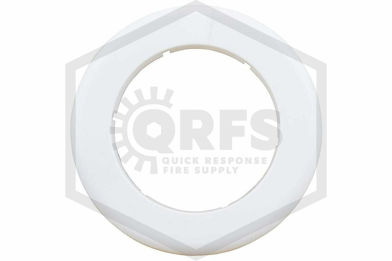 Pipe Wall Plate | Plastic | White | 4 in. IPS | 4-5/8 in.