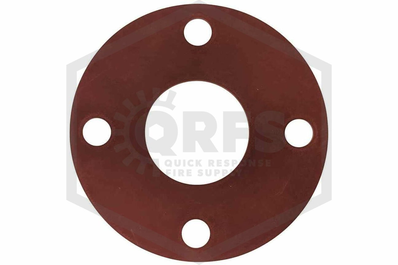 Full-Face Red Rubber Gasket 150 LB 2-1/2 in.