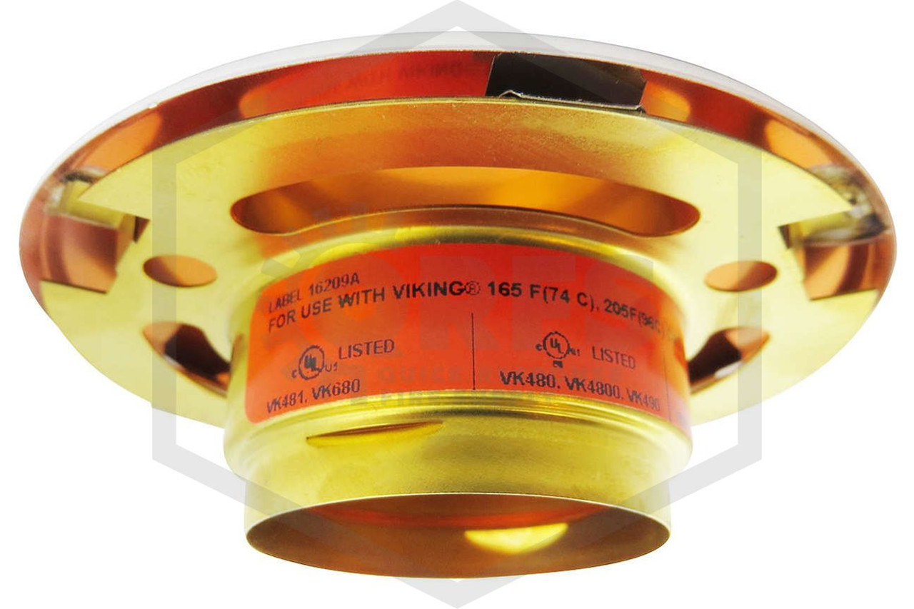 Sprinkler Cover | Viking™ Flat Sidewall | Brushed Chrome 135F