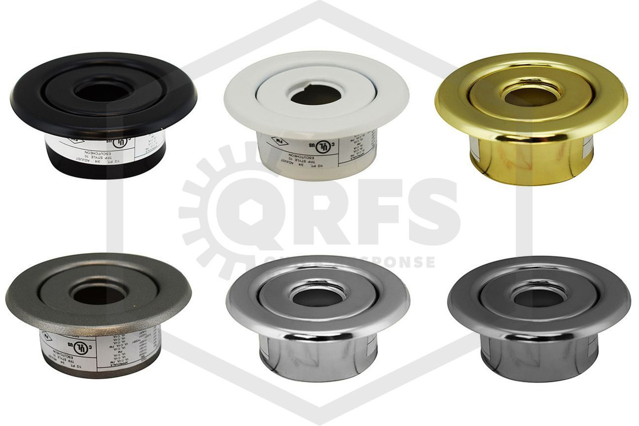 Tyco™ Style 10 Chrome Plated Escutcheon | QRFS™