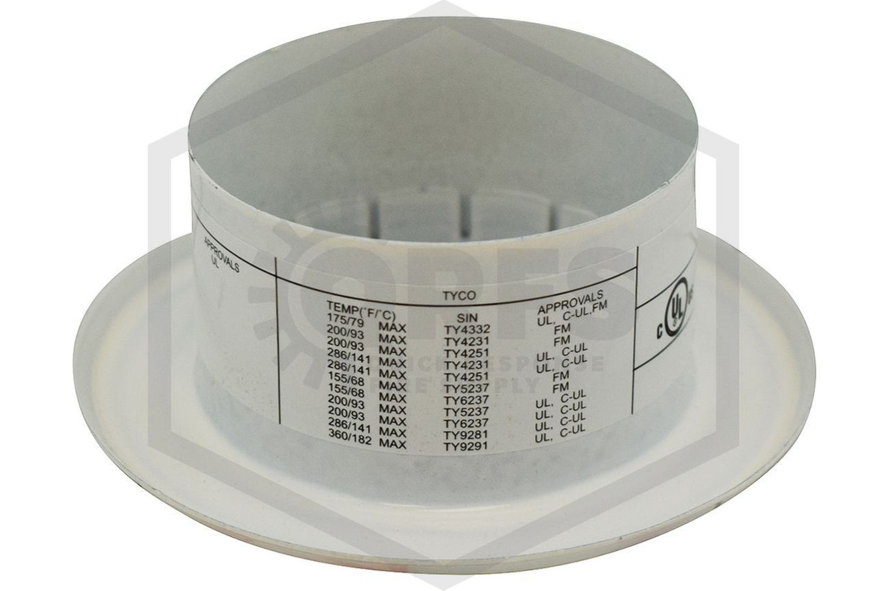 Recessed Escutcheon | Tyco™ Style 40 | 3/4 in. | White