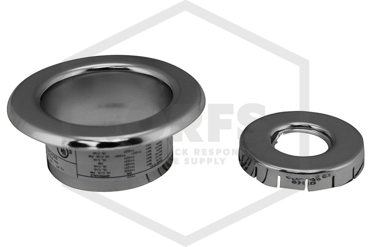 Recessed Escutcheon | Tyco™ Style 10 | 1/2 in. | Stainless