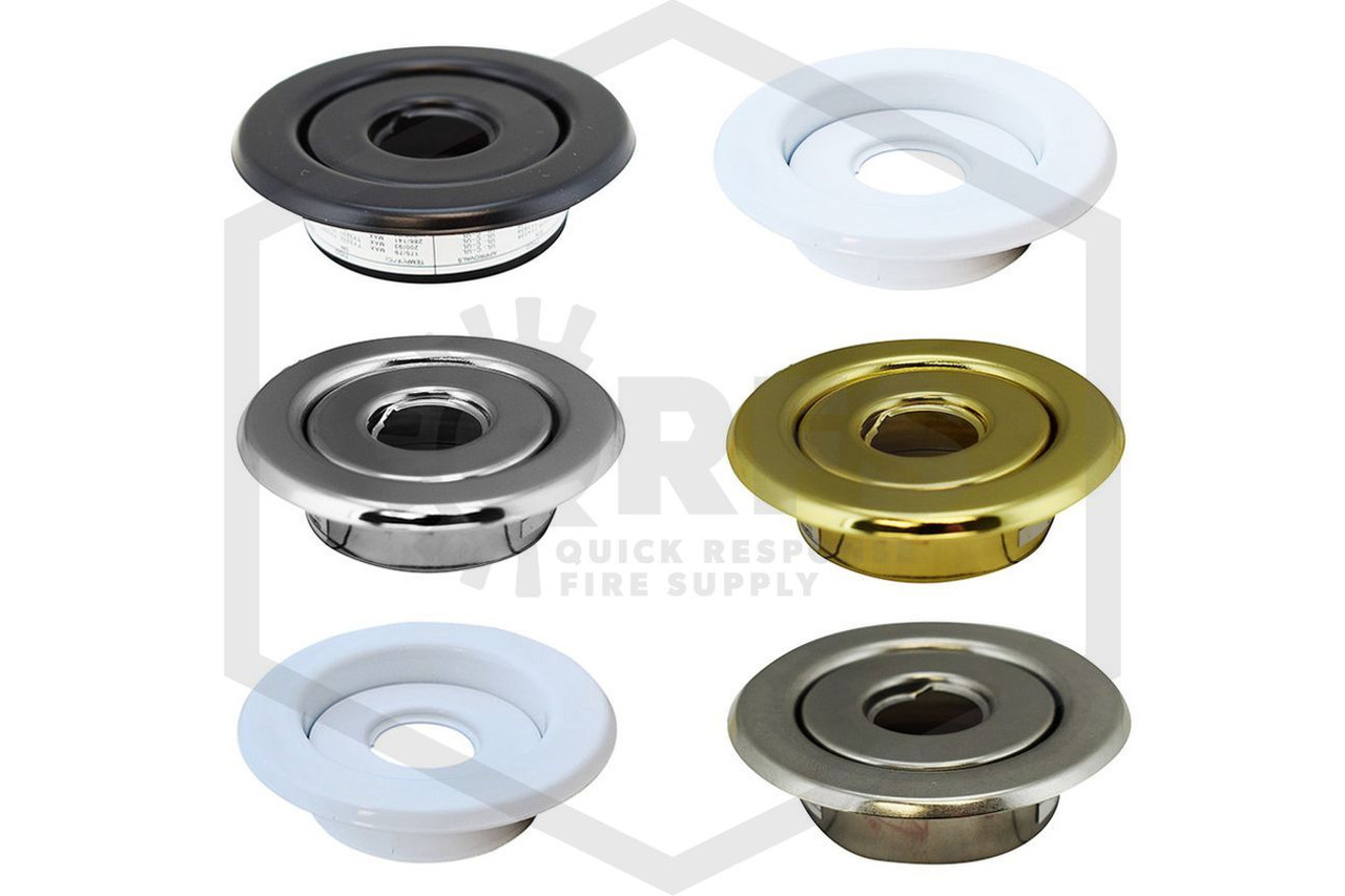 Recessed Escutcheon | Tyco™ Style 20 | 1/2 in. | Black