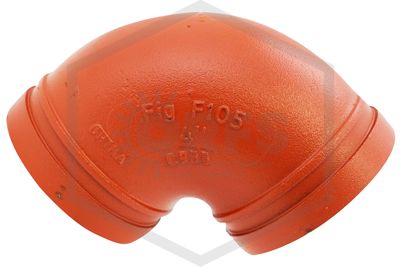 4 in. Grooved 90 Degree Elbow (Short) | GemLock Style F105 | QRFS