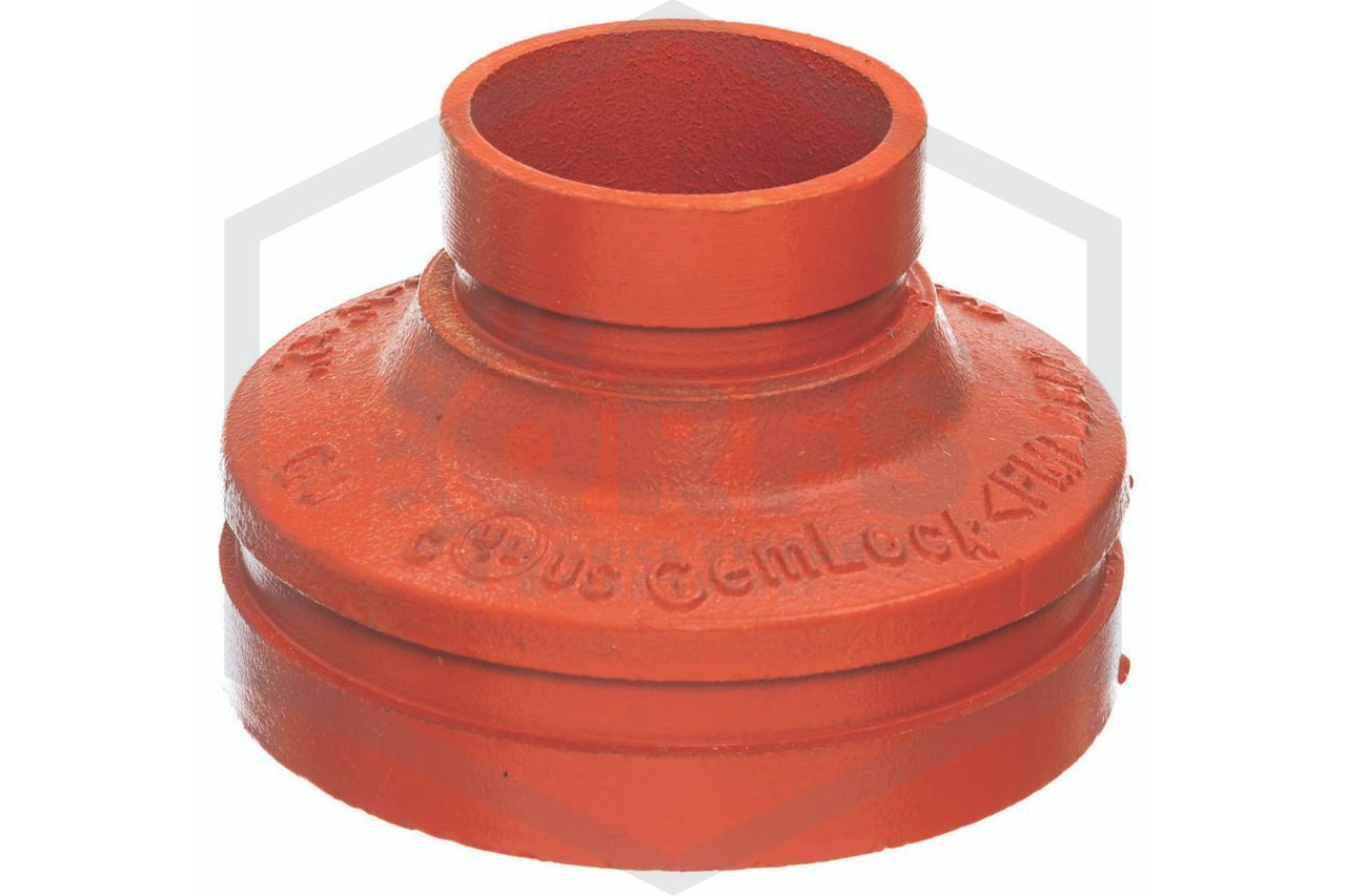 Grooved Concentric Reducer GemLock 4 In X 3 In Style 140 grooved-concentric-reducer-gemlock-4-in-x-3-in-style-140
