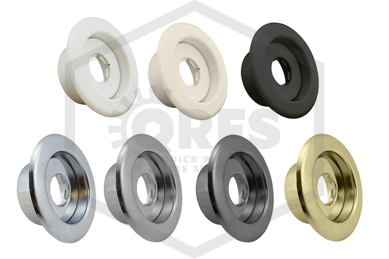 Recessed Escutcheon | Reliable™ F1 | Black 3/4 in.