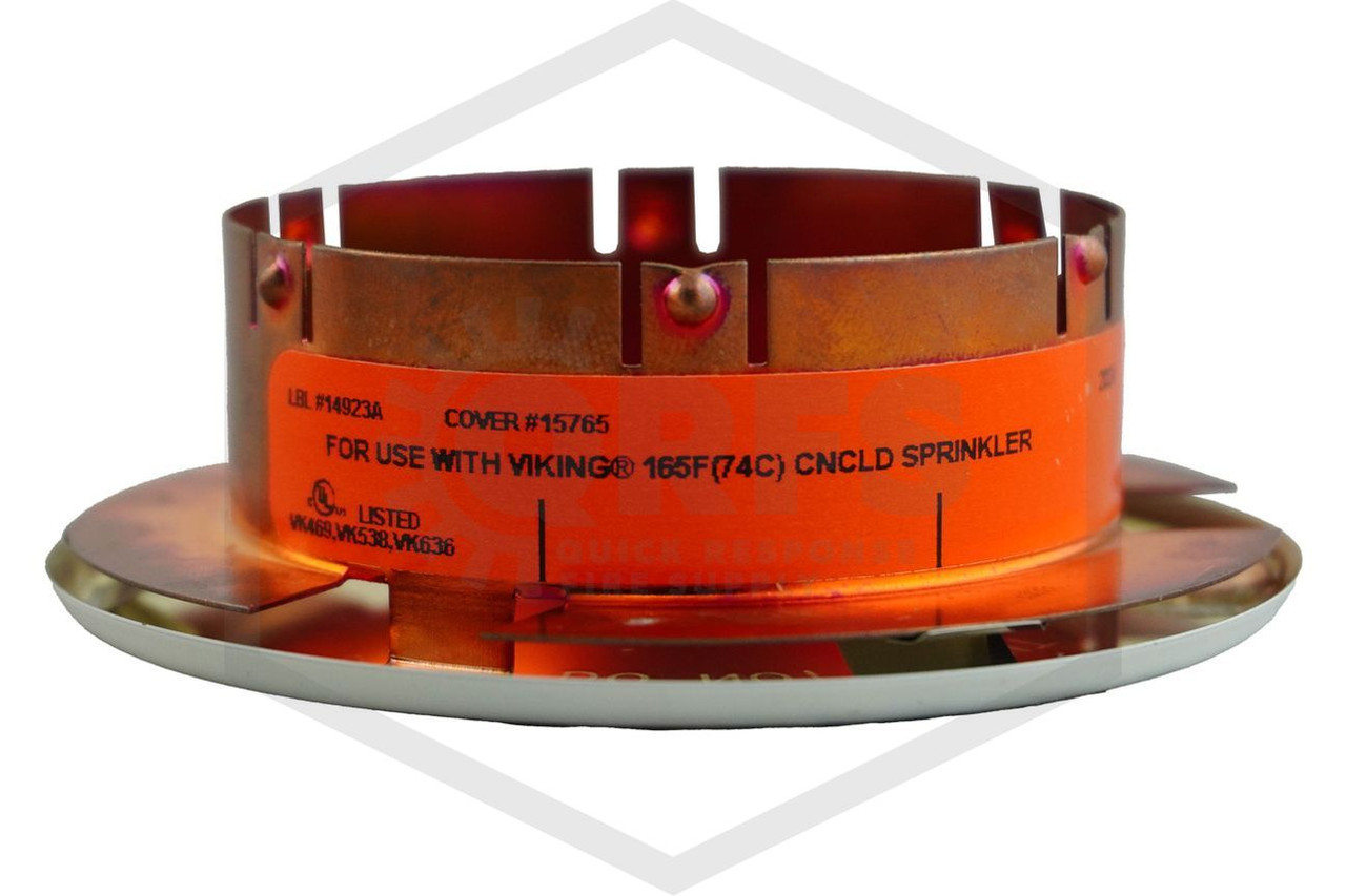Fire Sprinkler Cover | Viking™ Mirage ELO | Black 135F