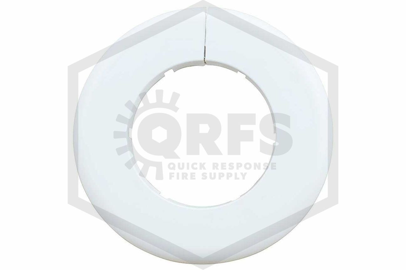 Pipe Wall Plate | Plastic | White | 1/2 in. IPS | 7/8 in. Inner Diameter