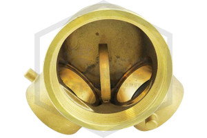 Exposed Angled FDC | NST Single Clapper | Cast Brass