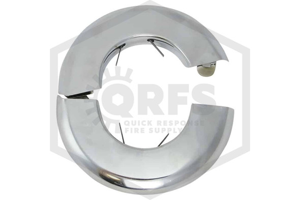Pipe Wall Plate | Metal | Chrome | 1/2 in. IPS | 1 in. Inner Diameter