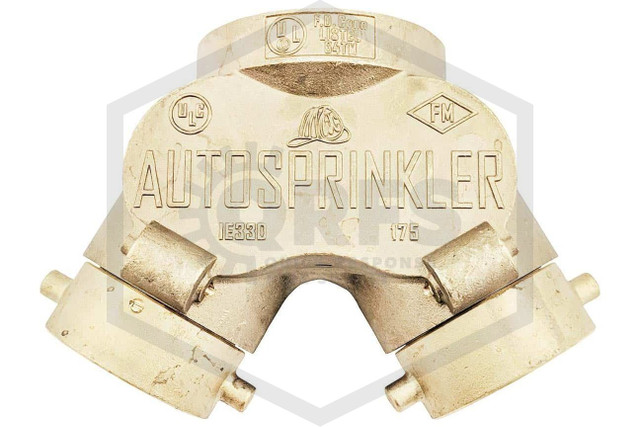 Exposed Straight FDC | NYFD Double Clapper | Cast Brass