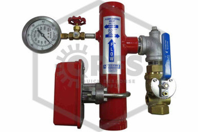 Commercial Riser | 8 in. | Grooved w/ Test & Drain