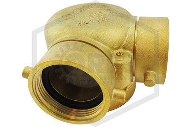 Exposed Angled FDC | NST Single Clapper | Cast Brass