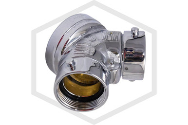 Exposed Straight FDC | NST Single Clapper | Polished Chrome