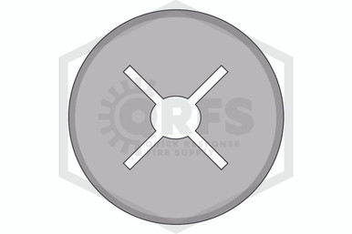 Rod Buttons | Plastic | 3/8 in.-16 Thread | Chrome