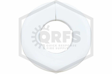 Pipe Wall Plate | Plastic | White | 1-1/4 in. IPS | 1-5/8 in.