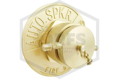 Residential Straight FDC | NST Single Inlet | Cast Brass