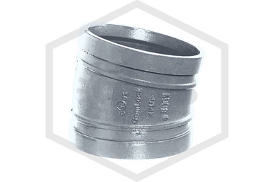 Grooved 11-1/4 Elbow | GemLock™ | 3 in. | Galvanized | 400-210-08060