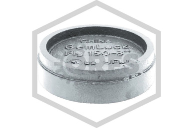 Grooved Cap | GemLock™ | 1-1/2 in. | Galvanized | 400-210-05800
