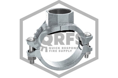 Threaded Mechanical Tee | GemLock™ | 2-1/2 in. x 1-1/4 in. | Galvanized ...