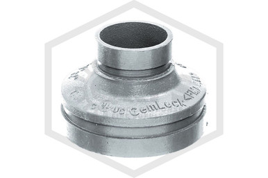 Grooved Concentric Reducer | GemLock™ | 8 in. x 5 in. | Galvanized ...