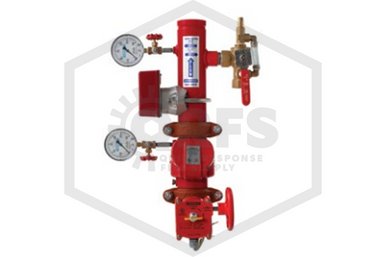 Commercial Riser with Test and Drain, PRV, BFV, GCV | 4 in. NPT | 4.2K ...