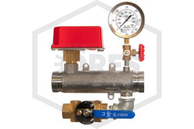 Residential Riser with Test and Drain | 1-1/4 in. NPT | Grooved | 5.6K ...