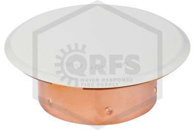 Fire Sprinkler Cover | Victaulic™ V38 | Off White 135F