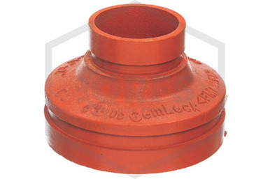 Grooved Concentric Reducer | GemLock® | 4 in. x 3 in. | Style 140