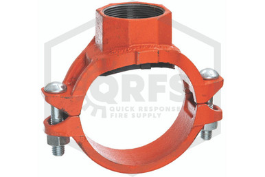 Threaded Mechanical Tee | GemLock™ Style 16 | 4 in. x 2-1/2 in. | QRFS