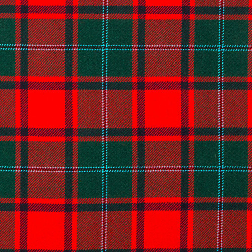 MacPhail Red Modern Heavyweight Tartan Fabric